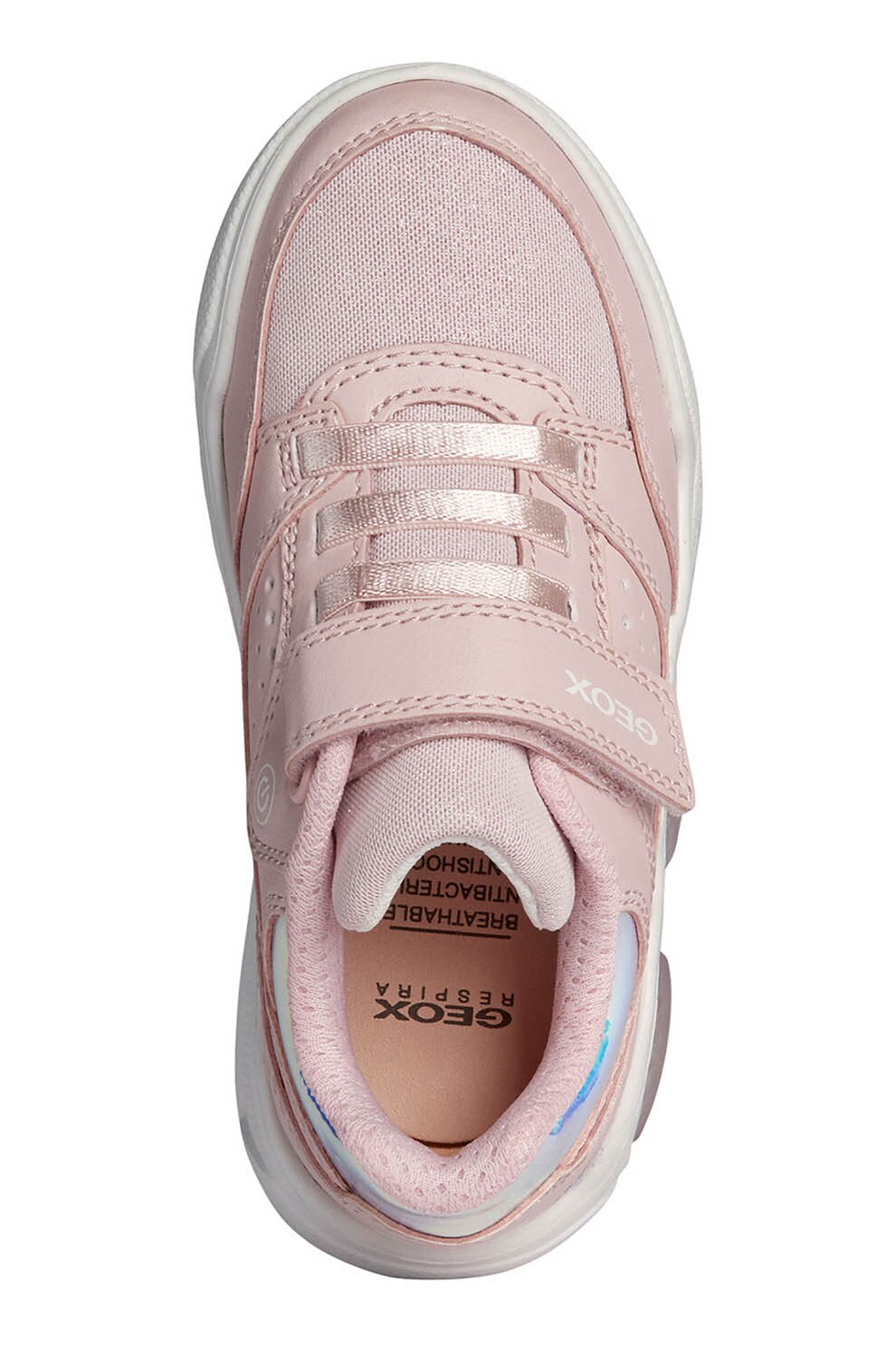 Geox, Спортни обувки с велкро и LED светлини, Розов, 24 EU - eMAG.bg