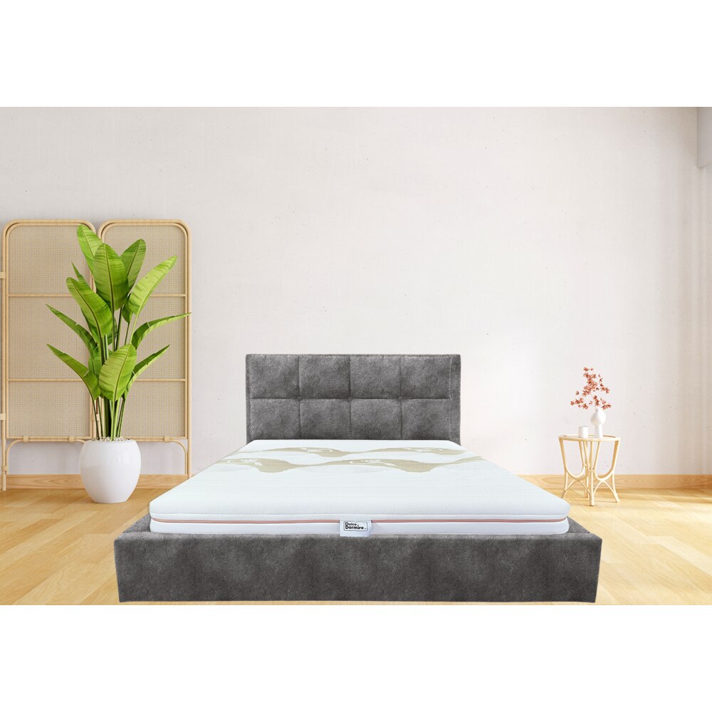 Pat Tapitat Rabatabil cu Lada Depozitare, 160x200 cm, BOLD, Dolce ...