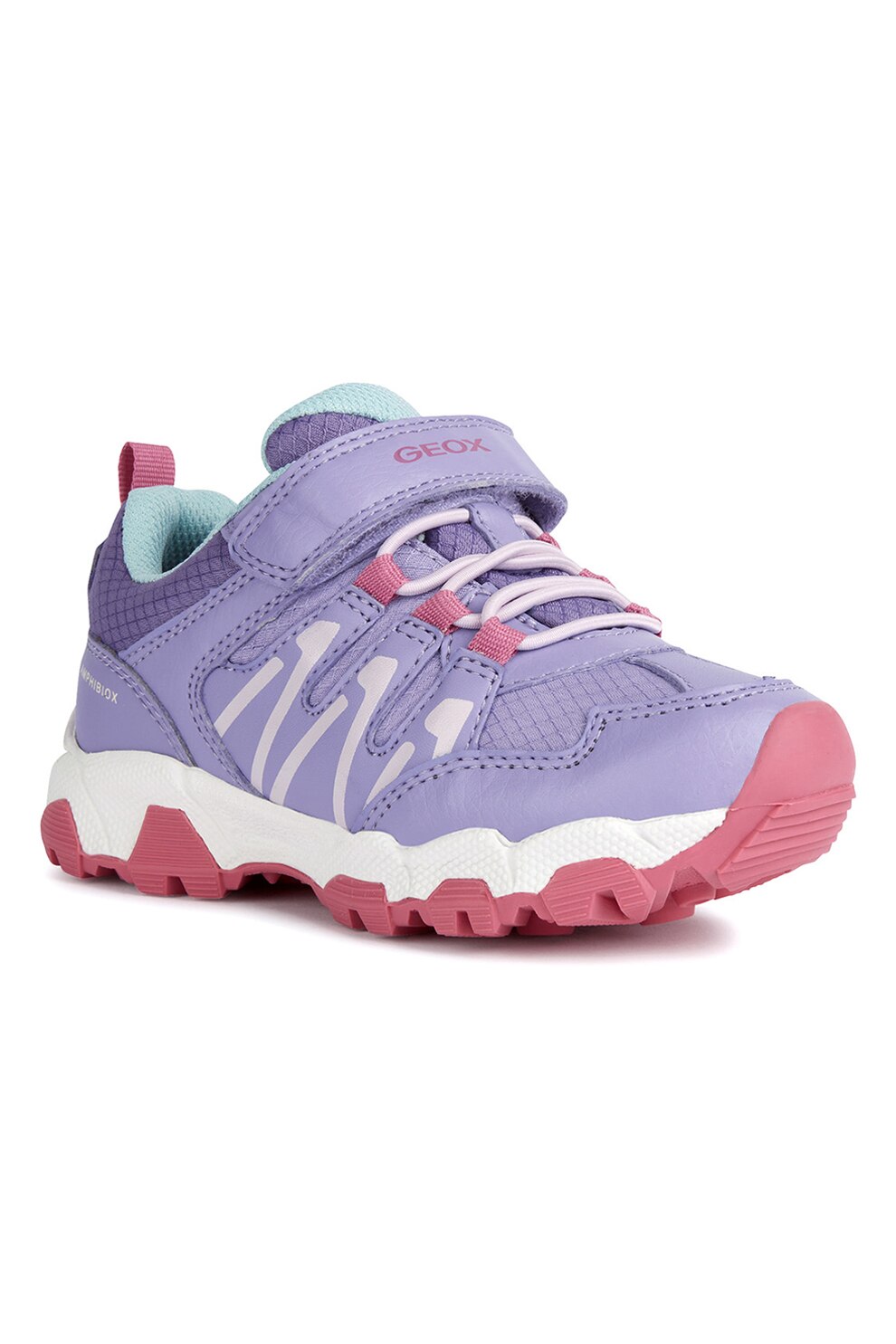 Geox, Pantofi sport impermeabili cu velcro Magnetar, Lila, 30 EU - eMAG.ro