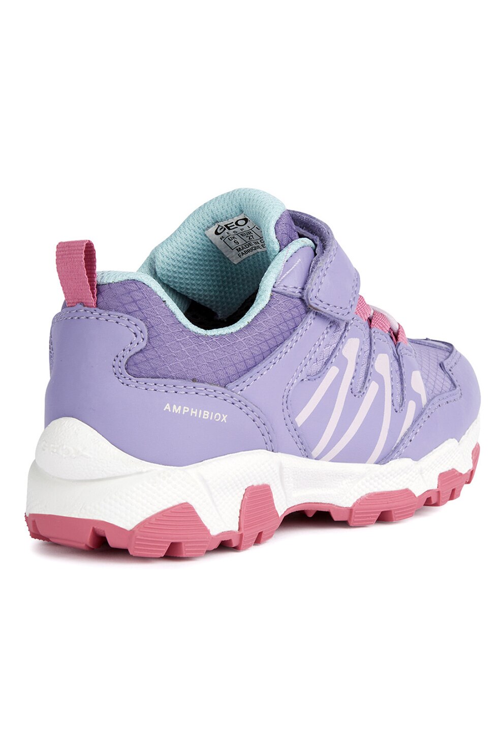 Geox, Pantofi sport impermeabili cu velcro Magnetar, Lila, 30 EU - eMAG.ro