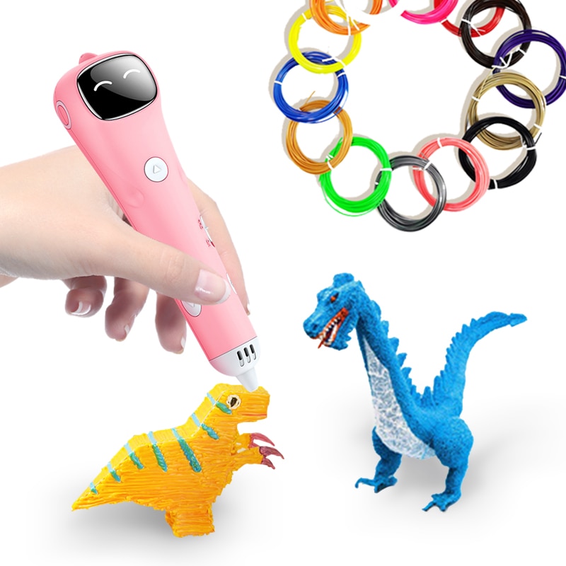 Creion 3D pentru creat, desenat obiecte 3D, filament PCL 1.75 mm ...