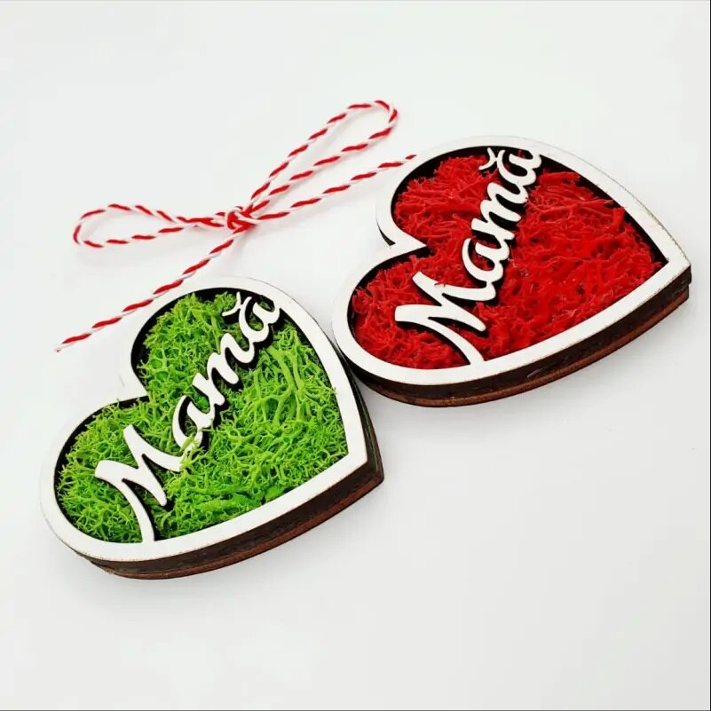 Martisor Licheni ShopPrint Inima-Mama - eMAG.ro