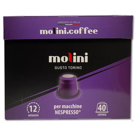 MOLINI Torino kávékapszula, Nespresso kompatibilis, 40 db - eMAG.hu