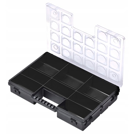 Organizator suruburi, Patrol Group, Plastic, Compartimentat, Negru ...