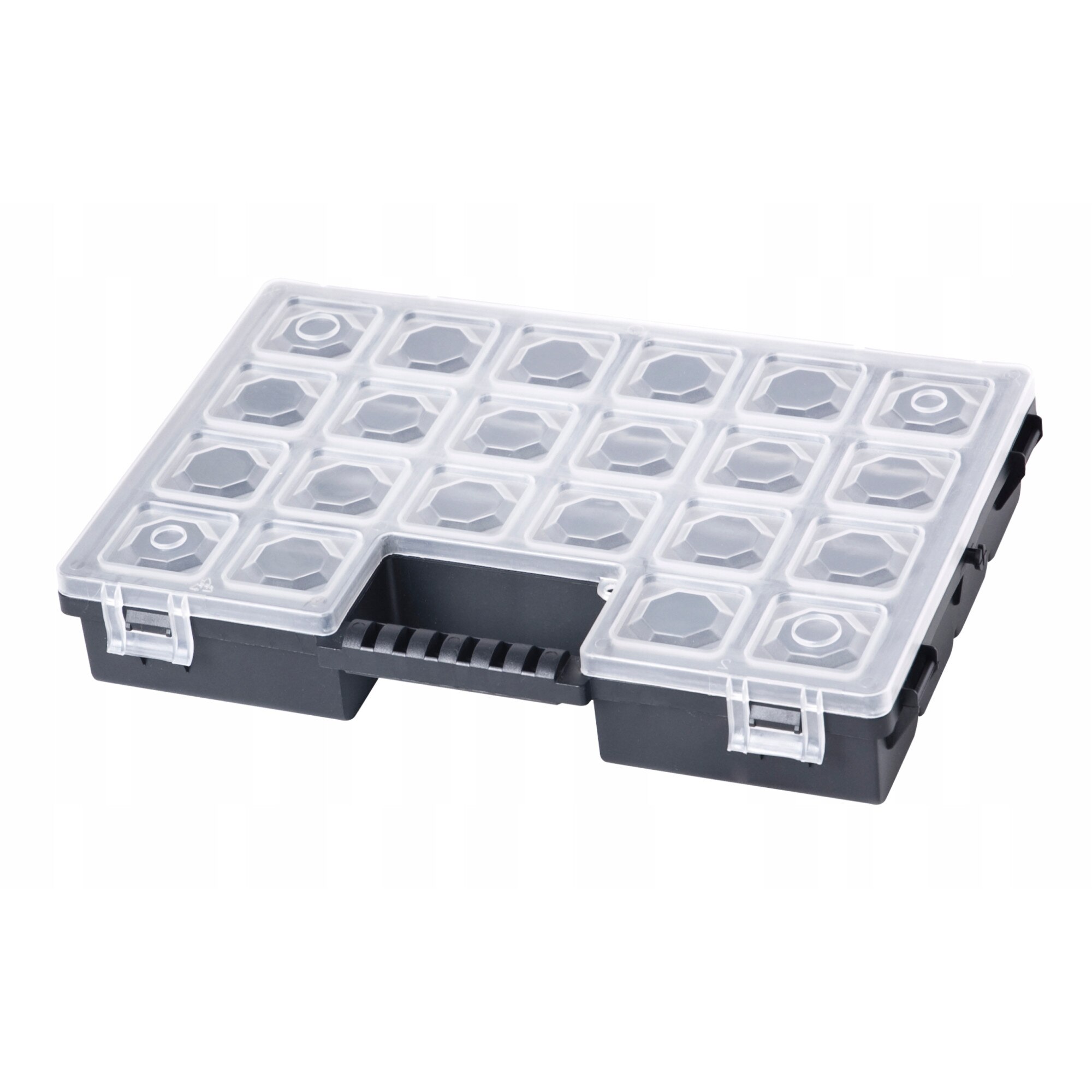 Organizator suruburi, Patrol Group, Plastic, Compartimentat, Negru ...