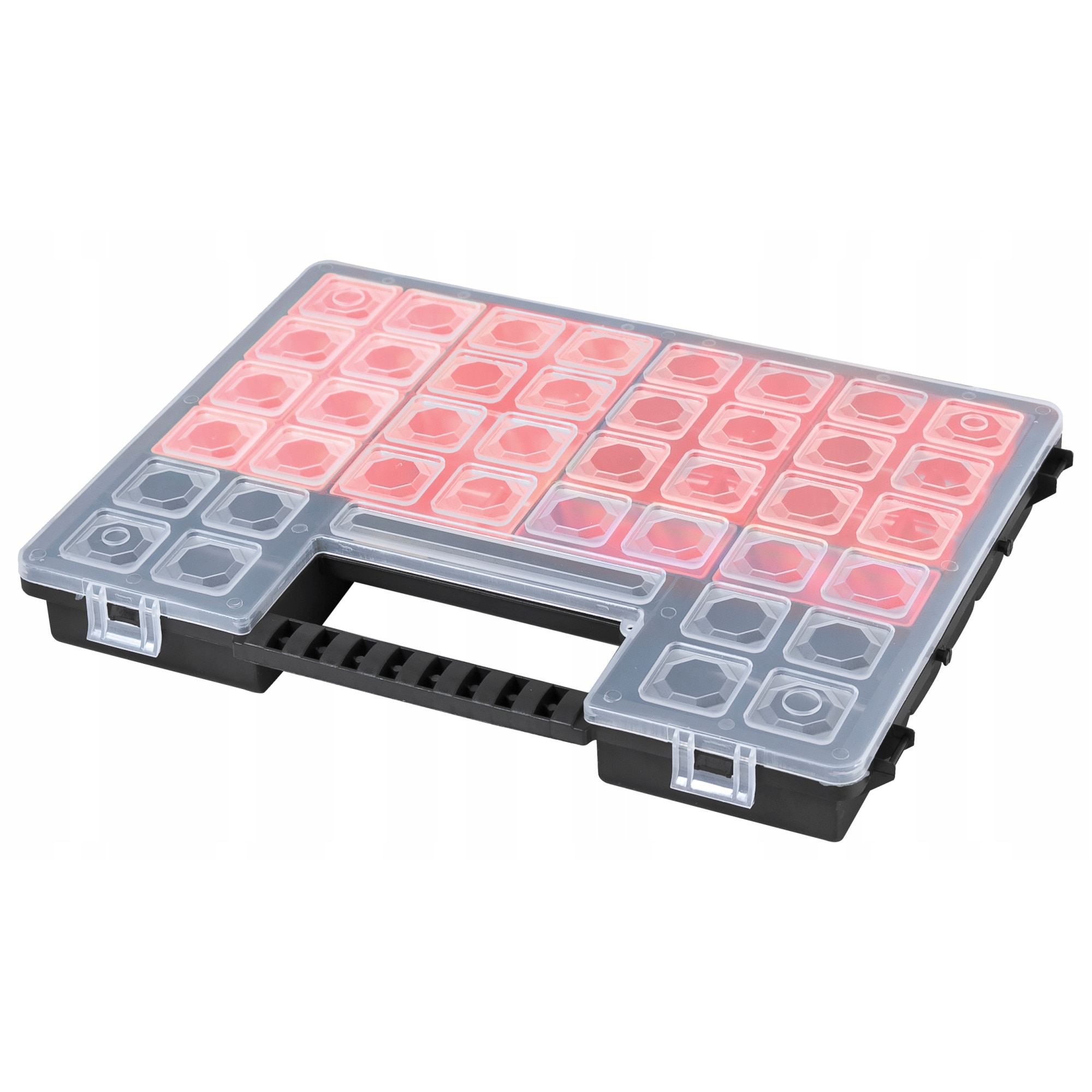 Organizator suruburi, Patrol Group, Plastic, Compartimentat, Negru ...