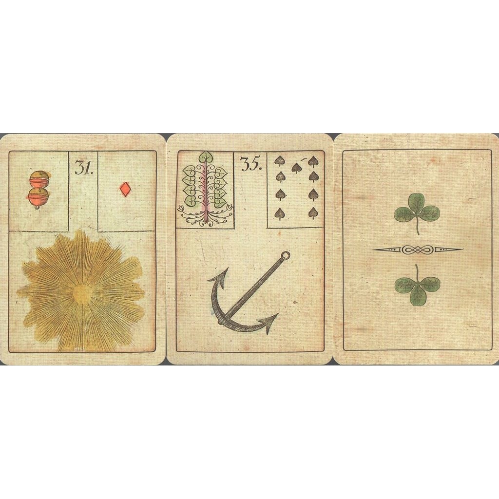 Pachet 36 carti tarot The Primal Lenormand - Alexander Glück, AGM, 8 x ...