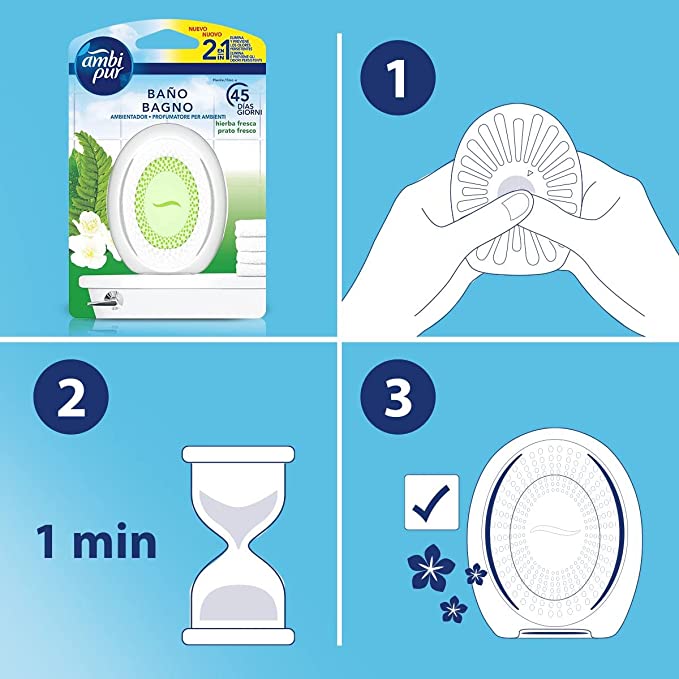 Odorizant de baie, AMBI PUR Hierba Fresca, 7.5 ml - eMAG.ro