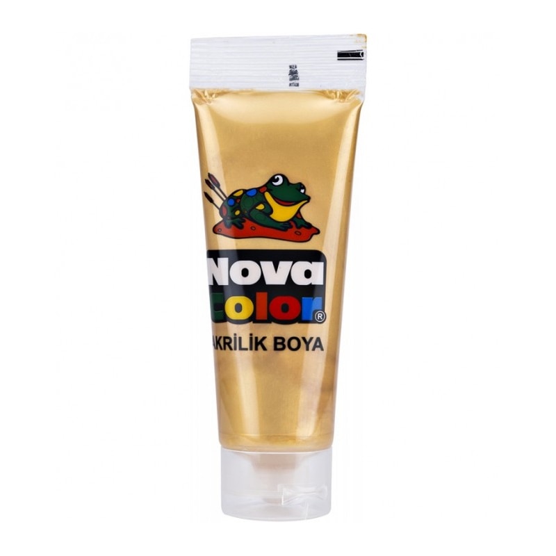Culori acrilice Nova Color NC-525/2226, 75g, auriu - eMAG.ro