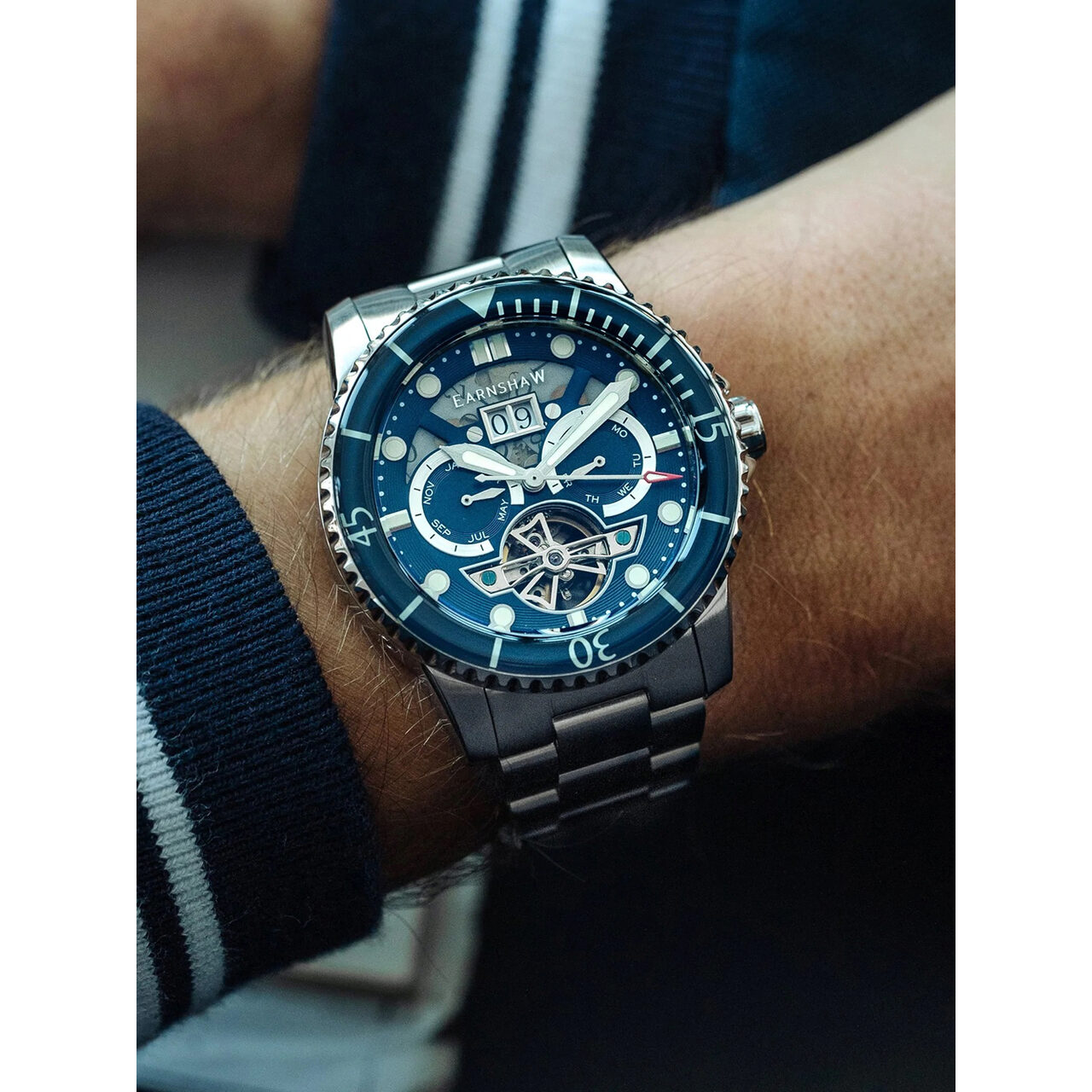 Ceas barbatesc Thomas Earnshaw ES-8174-22, Automatic, 43mm, 10ATM - eMAG.ro