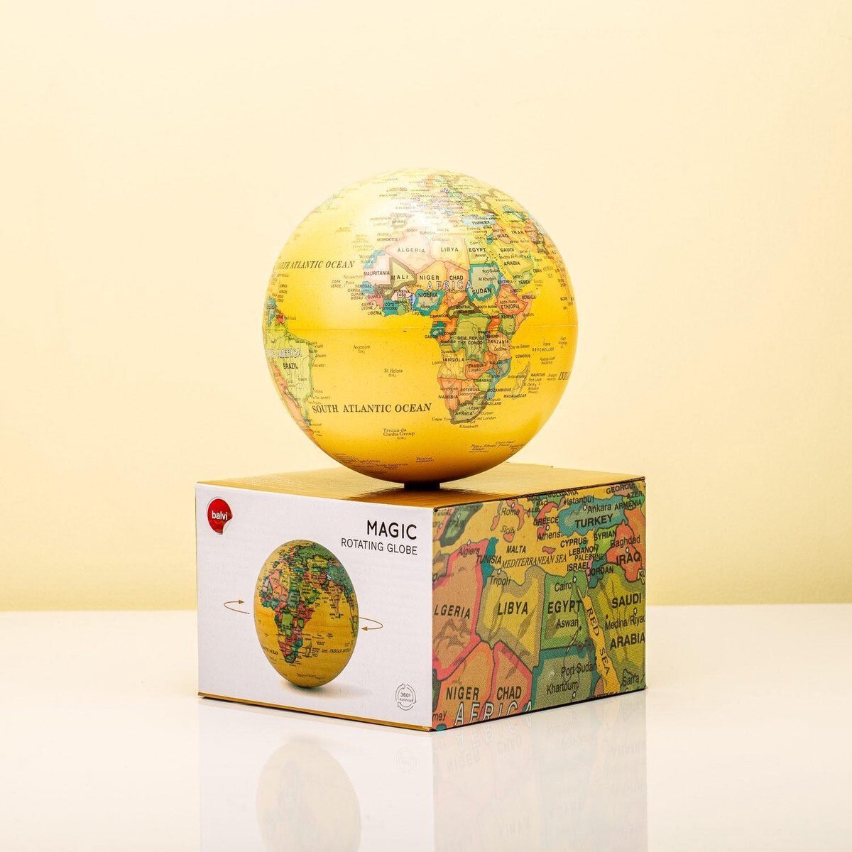 Glob magic care se roteste, 1 x AA, 14 x 14 x 14 cm, polistiren - eMAG.ro