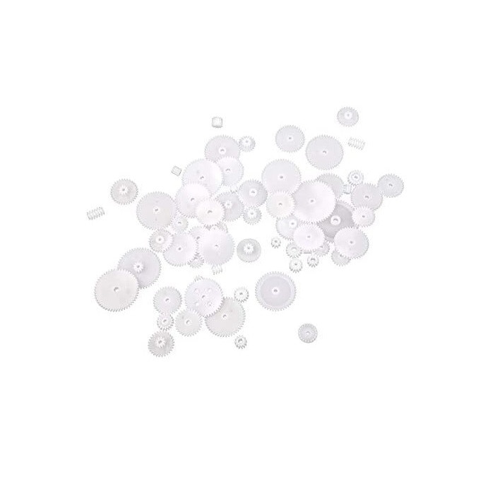 Set 58 roti dintate din plastic pentru hobby OKYN0223-2 - eMAG.ro