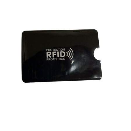 Husa de protectie RFID / NFC / Contactless pentru card bancar Negru ...