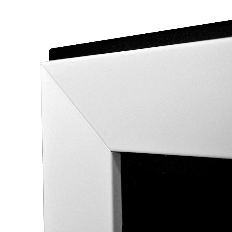 Semineu Frame 1800, SIMPLEfire, Biocombustibil, Alb/Negru - eMAG.ro