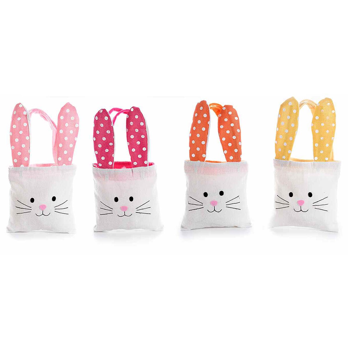 Set 4 gentute din textil model Iepuras 16x28 cm - eMAG.ro