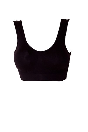 Set de Bustiere cu bureti - 3 bucati Bej/Alb/Negru, marimea 36 S - eMAG.ro