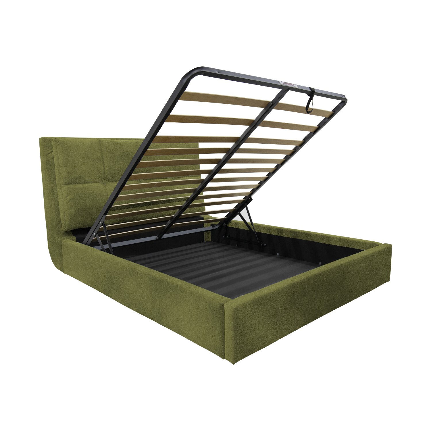 Pat Tapitat Rabatabil cu Lada Depozitare, 160x200 cm, BOLD, Dolce ...