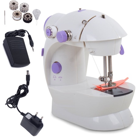 Set Mini Masina de Cusut Electrica, Accesorii Incluse, Control Automat ...