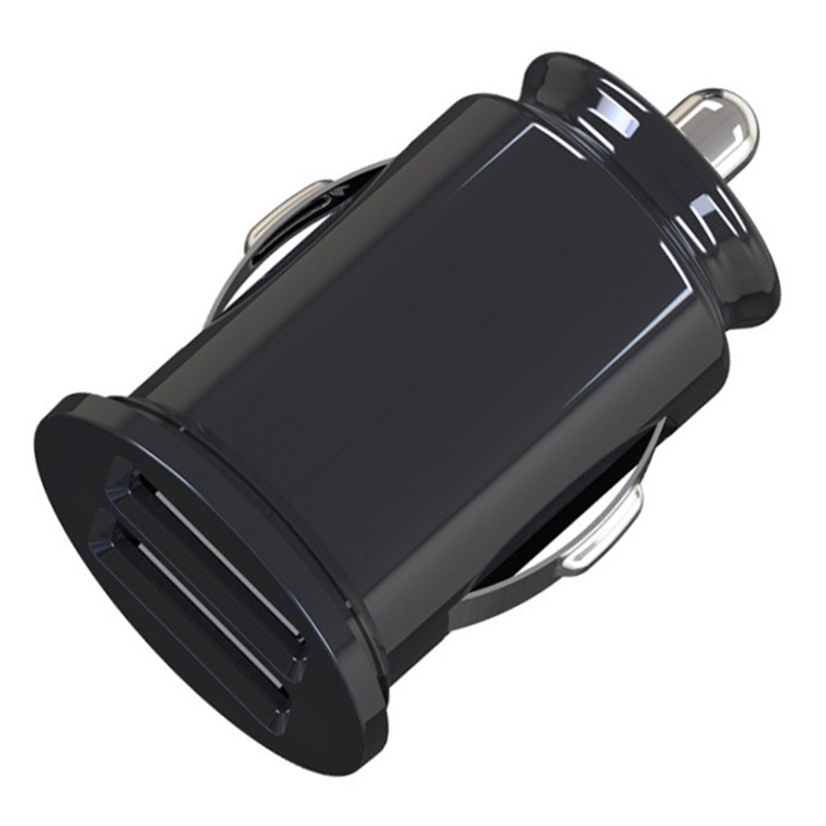 Incarcator auto 2 USB-uri, Zola®, 12V, diametru 25 mm, negru - eMAG.ro