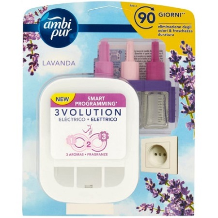 Aparat electric cu rezerva Ambi Pur 3Volution Lavanda 20ml - eMAG.ro