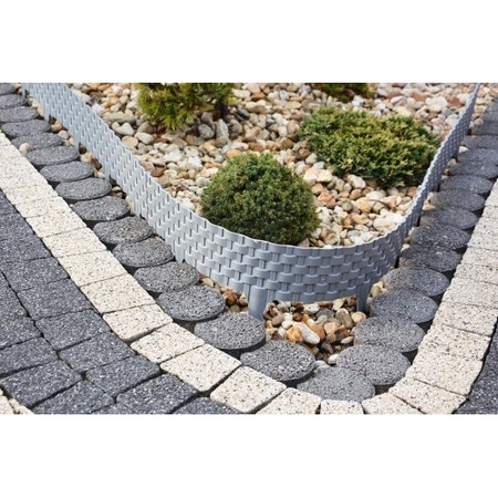 Palisada de gradina GardenPlast, Gri, 3,2 M - eMAG.ro