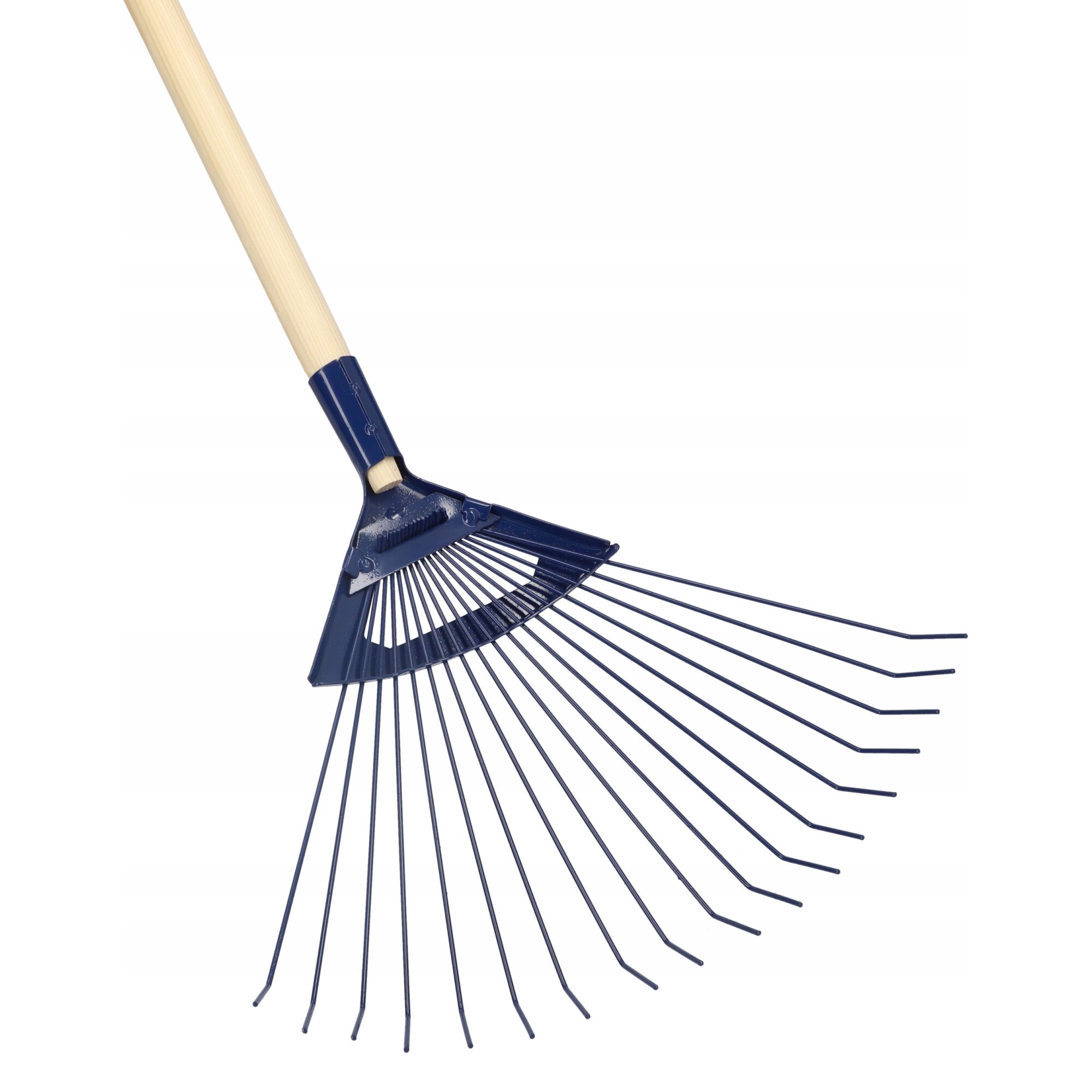 Grebla evantai gradina, Kotarbau, Otel/Lemn, 181 x 41 cm, Albastru ...