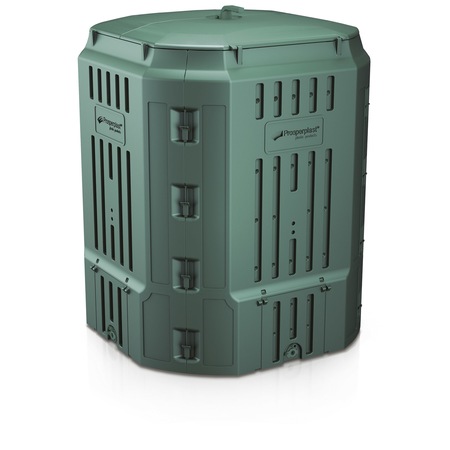 Compostor, Prosperplast, Plastic, 101x128cm, 900L, Verde - eMAG.ro