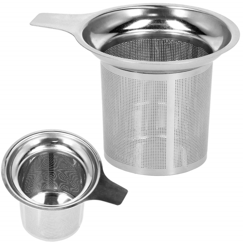 Infuzor ceai, Inox, 11.5 x 7.2 x 5 cm, Argintiu - eMAG.ro