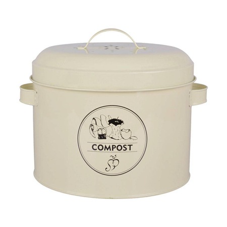 Compostor pentru resturi alimentare, Esschert Design, Metal, 27x23x21cm ...