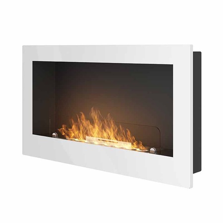 Semineu Frame 900, SIMPLEfire, Biocombustibil, Alb/Negru - eMAG.ro