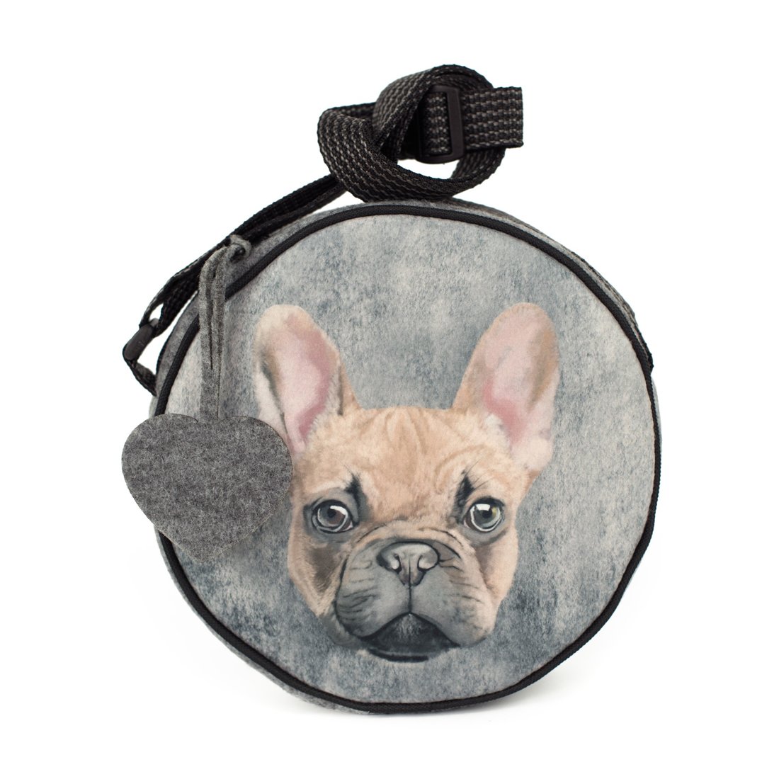 Geanta de umar Mini Zoo, Art of Polo, Poliester, Model caine, Gri/Bej ...