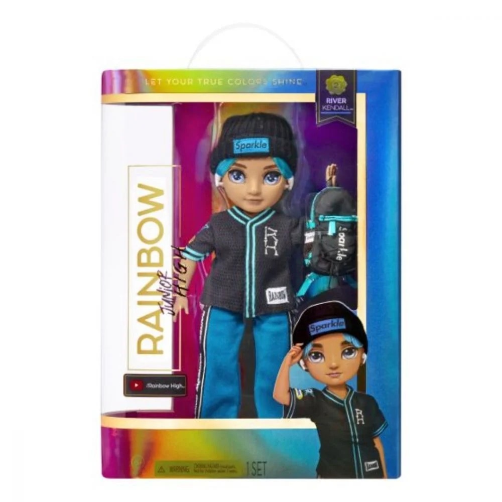 Papusa Rainbow High, Junior Doll S2, River Kendall, 28cm - eMAG.ro