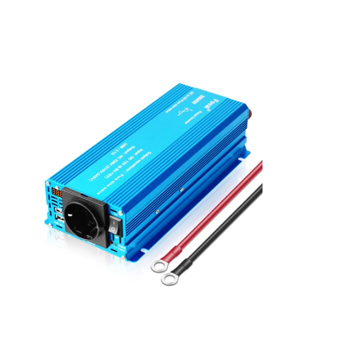 Силов инвертор с чиста синусоида, 1300W/2600W, 220V 230V, 50Hz/60Hz ...