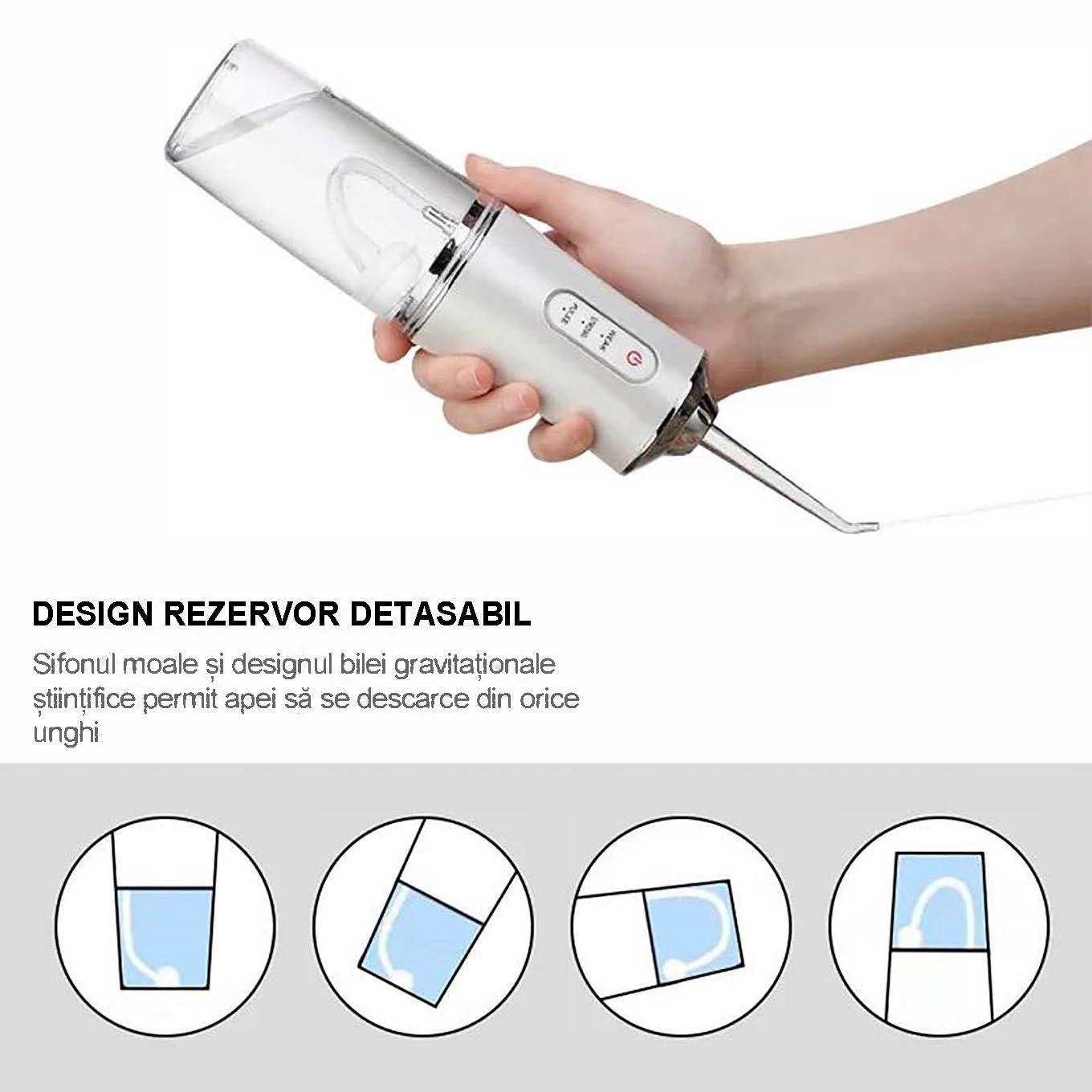 Irigator Oral Profesional pentru Dus Bucal eOptima® M210, Pentru ...