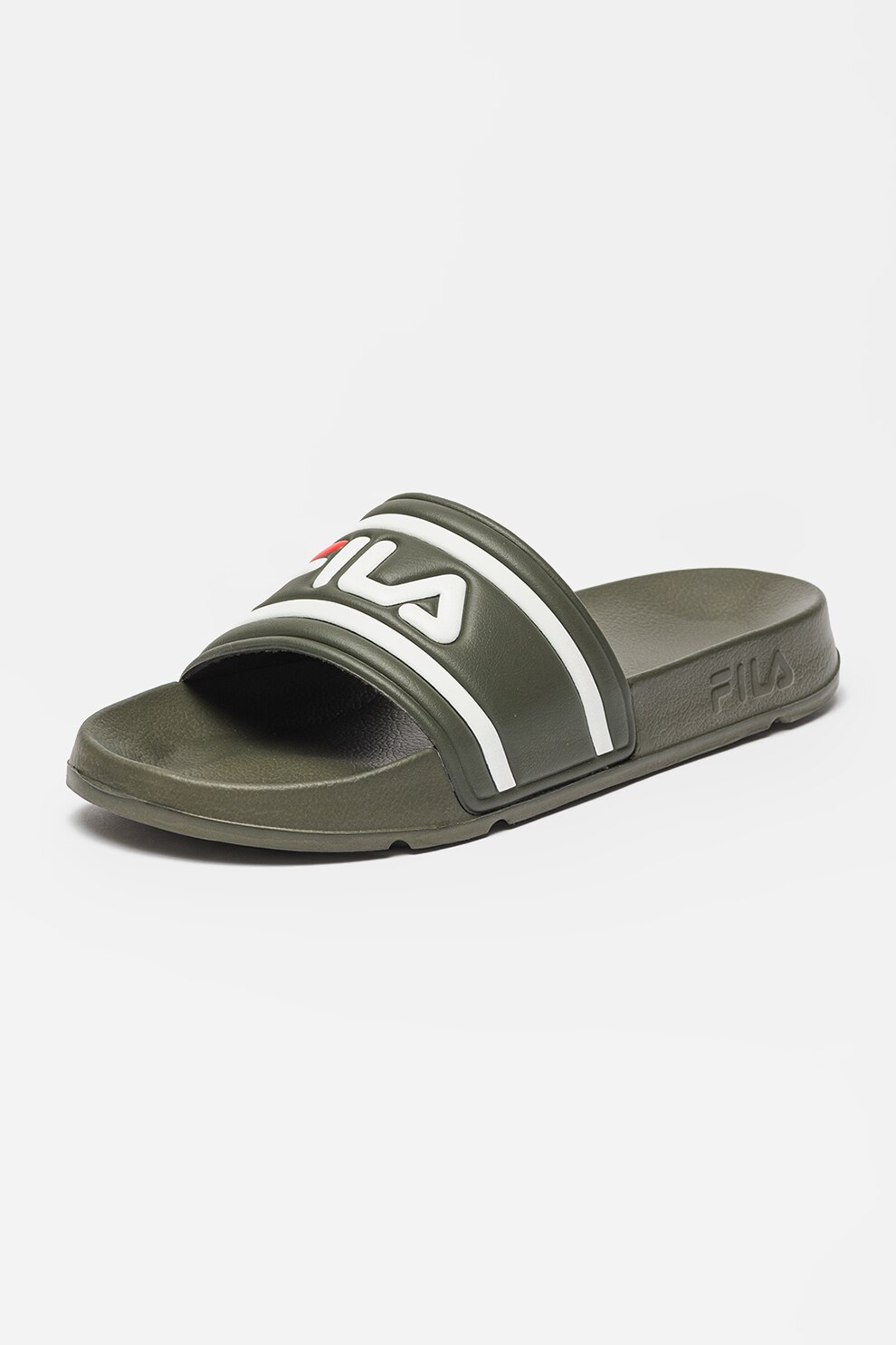 Fila, Papuci cu logo cauciucat Morro Bay, Verde inchis, 42 - eMAG.ro