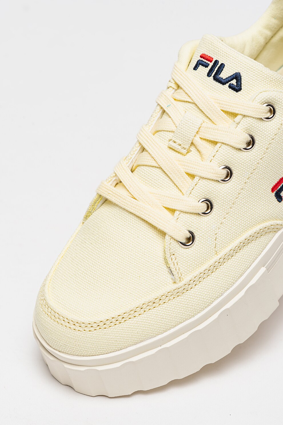 Fila, Tenisi flatform cu logo Sandblast - eMAG.ro