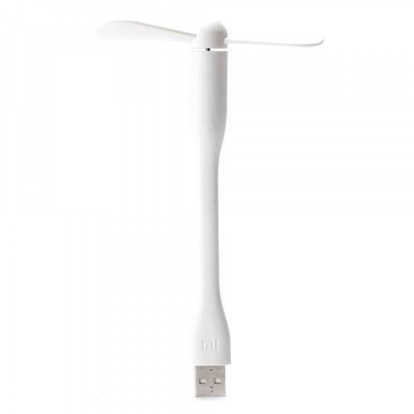 Mini ventilator USB din silicon, flexibil, alb - eMAG.ro