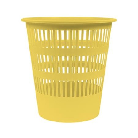 Cos de hartie, Donau, Polipropilena, 12 l, Galben - eMAG.ro