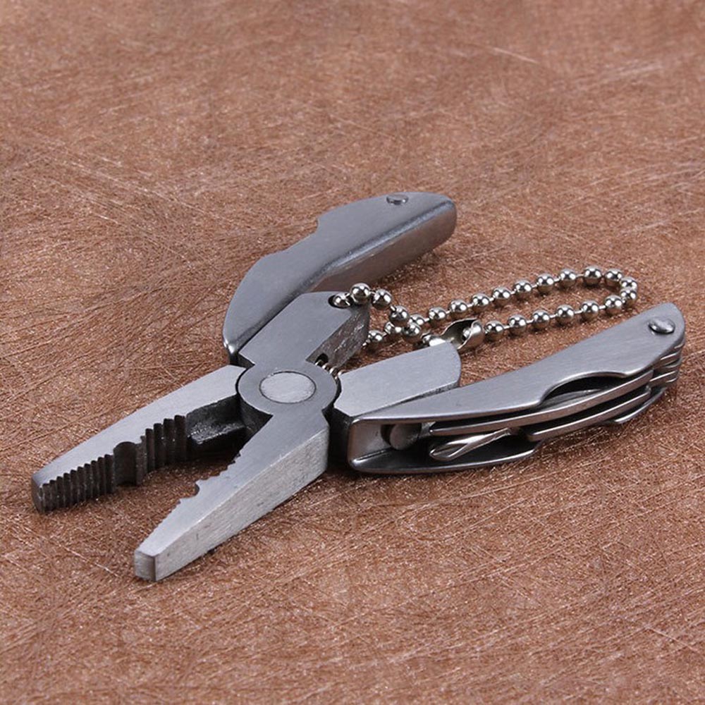 Breloc multifunctional, Vaxiuja, 5in1, Metal, Argintiu - eMAG.ro
