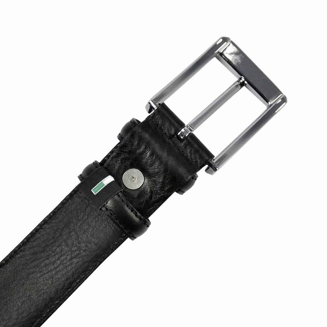 Cureaua barbati, Pierre Cardin, Piele, 125 cm, Negru - eMAG.ro