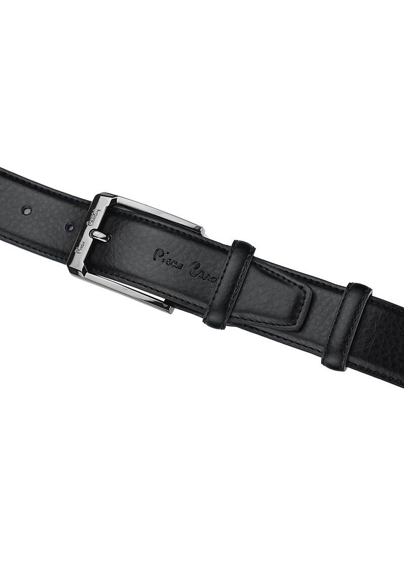 Cureaua barbati, Pierre Cardin, Piele, 120 cm, Negru - eMAG.ro