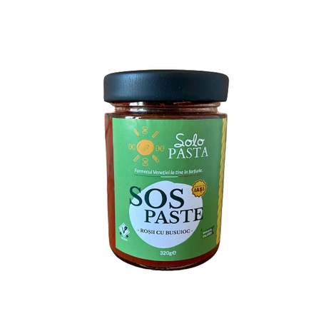 Sos paste rosii cu busuioc, SoloPasta, 320 g - eMAG.ro