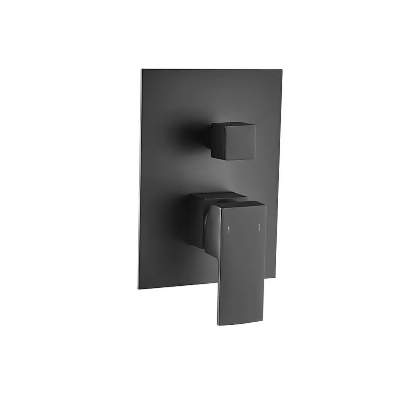 Set dus incastrat 3 in 1 AQUAROO seria Optim, cadru patrat 20 cm SUS ...