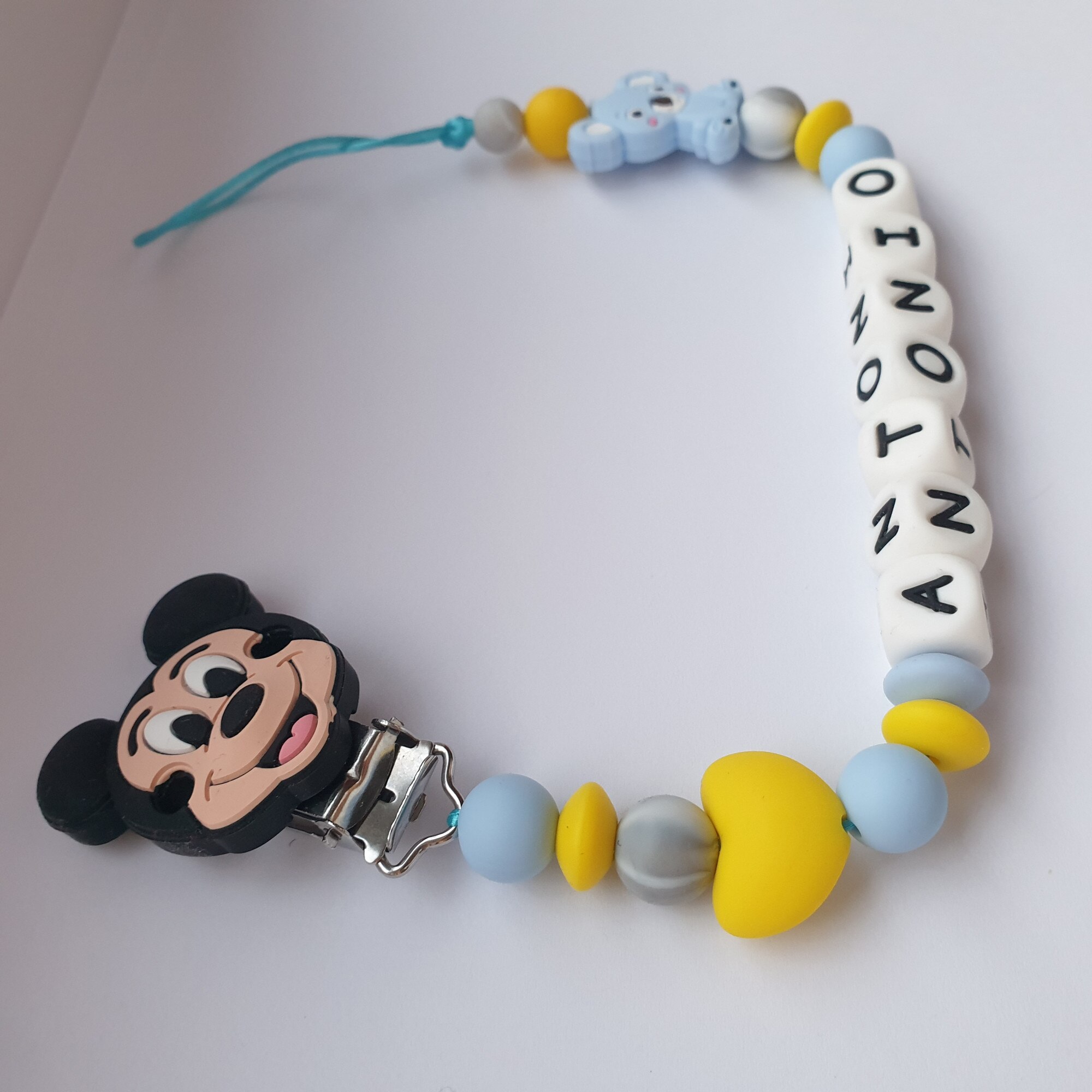 Lantisor personalizat pentru suzeta din silicon alimentar/Koala - eMAG.ro