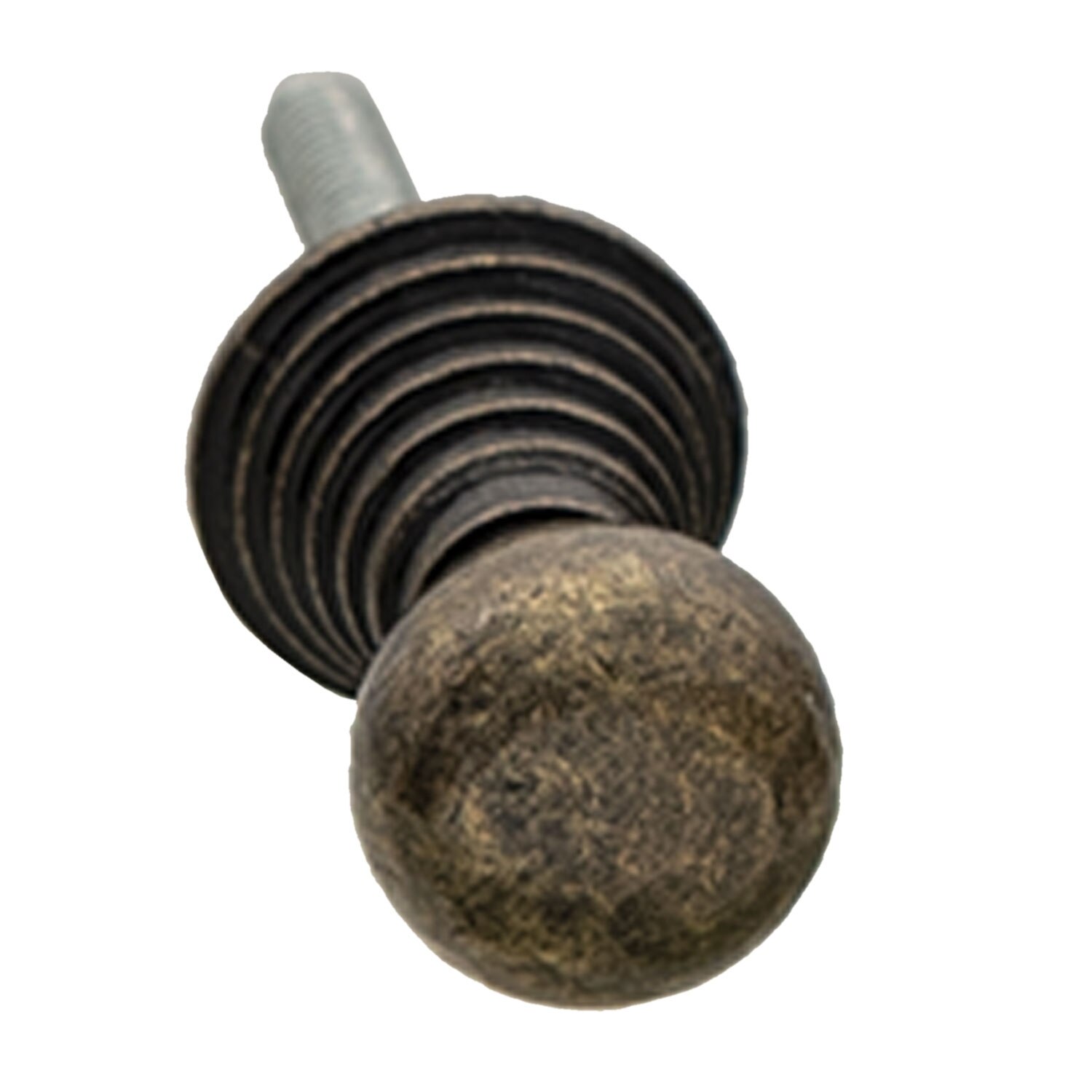 Set 4 butoni mobilier din fier maro cu patina aramie 2x3 cm - eMAG.ro