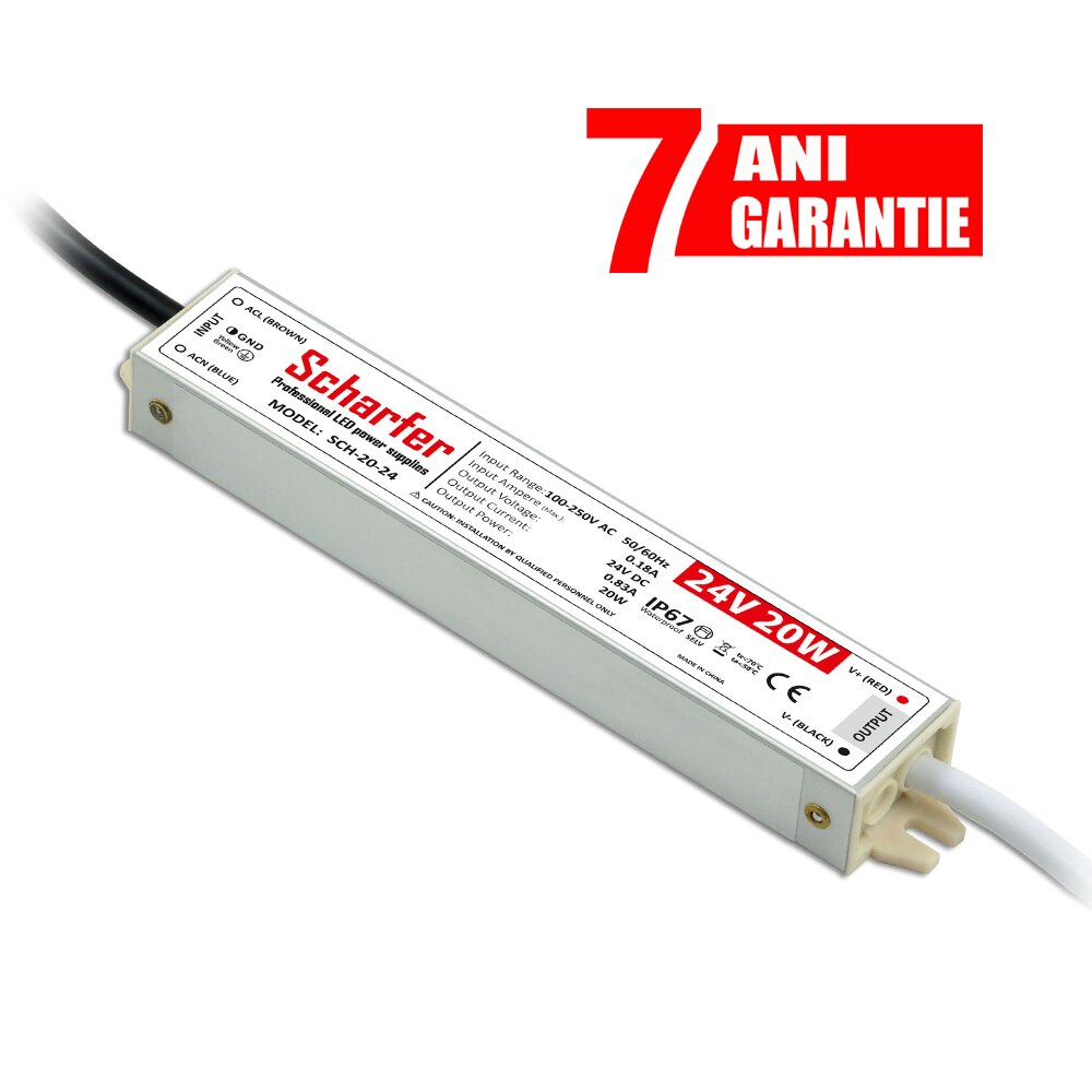 Sursa de alimentare, 24v, 20W, SCH-20-24 Scharfer smartsystem - eMAG.ro