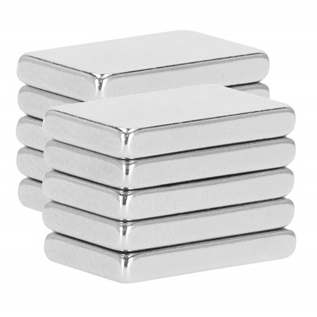 Set 10 magneti, Neodim, Argintiu - eMAG.ro