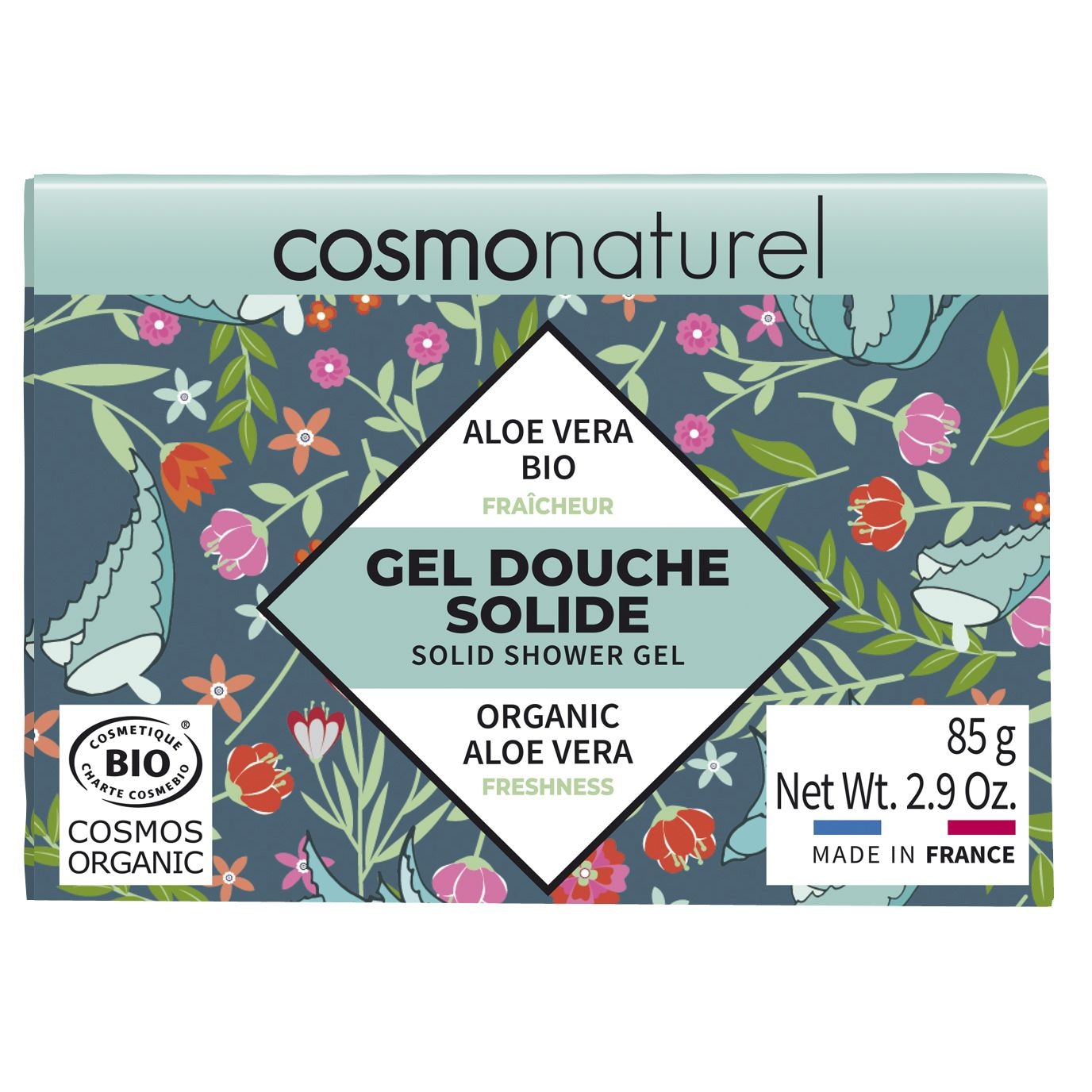 Gel de dus BIO solid cu aloe vera 85 g COSMO NATUREL - eMAG.ro