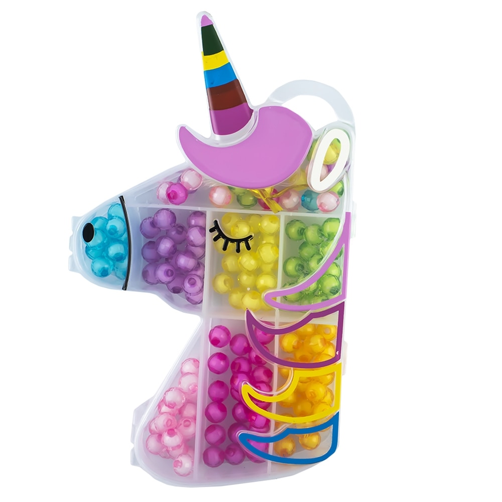 Set creativ margele unicorn 16x9,5x2 cm - eMAG.ro