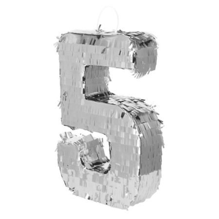 Pinata de aniversare, Hartie, 50 cm, Argintiu - eMAG.ro